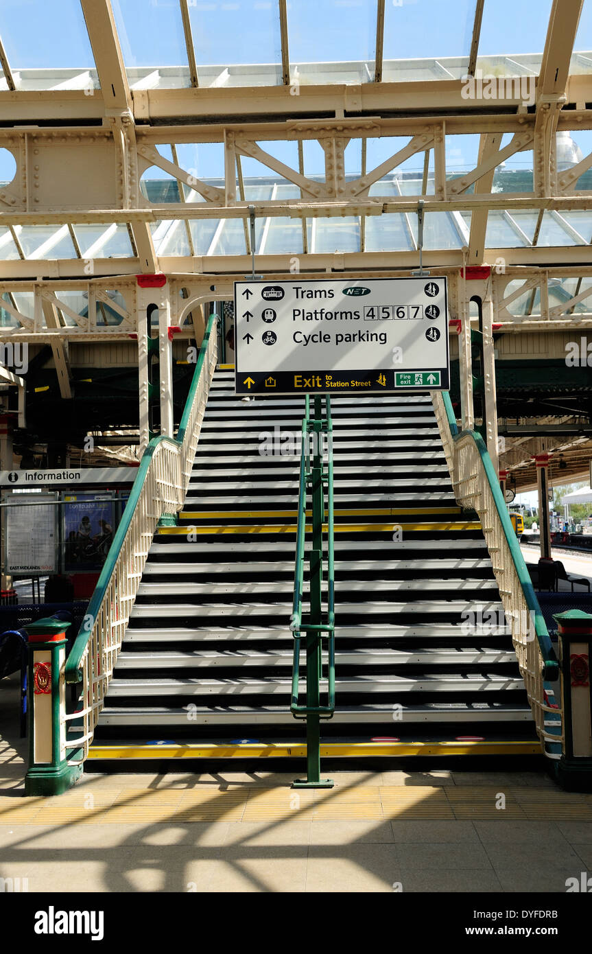 Nottingham East Midlands Train Station.2014 Stock Photo - Alamy