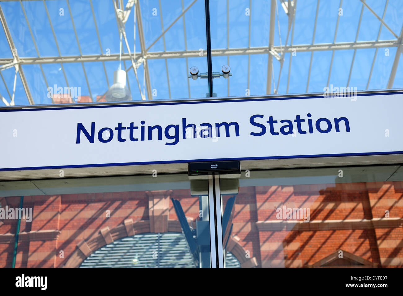 Nottingham East Midlands Train Station.2014 Stock Photo - Alamy