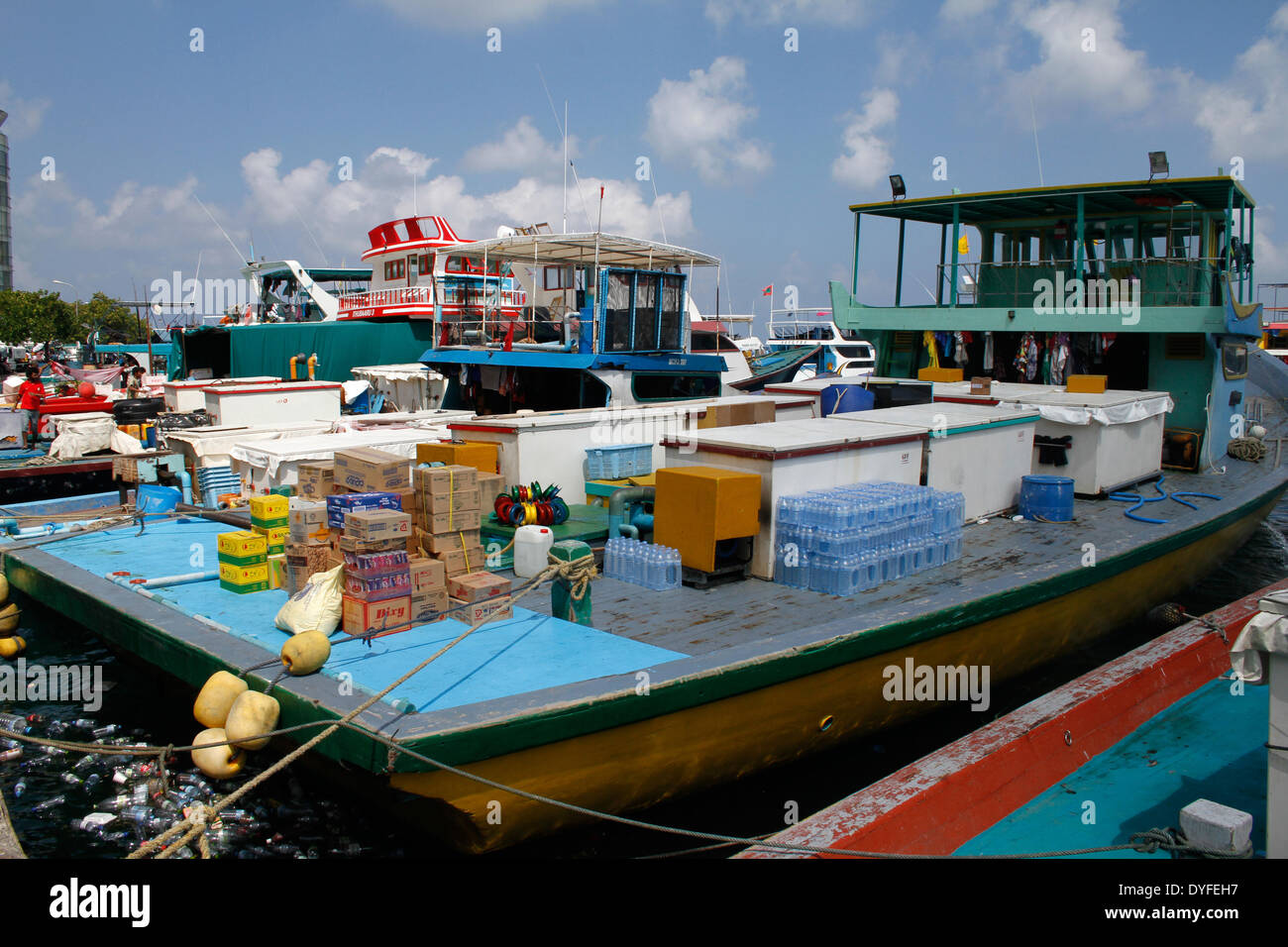 Maldives - Male - Port view - January 2014 Stock Photo - Alamy
