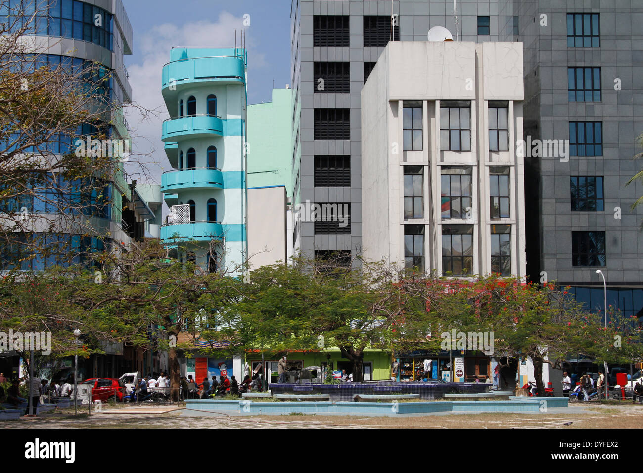 Maldives - Male - Buildings - January 2014 Stock Photo - Alamy