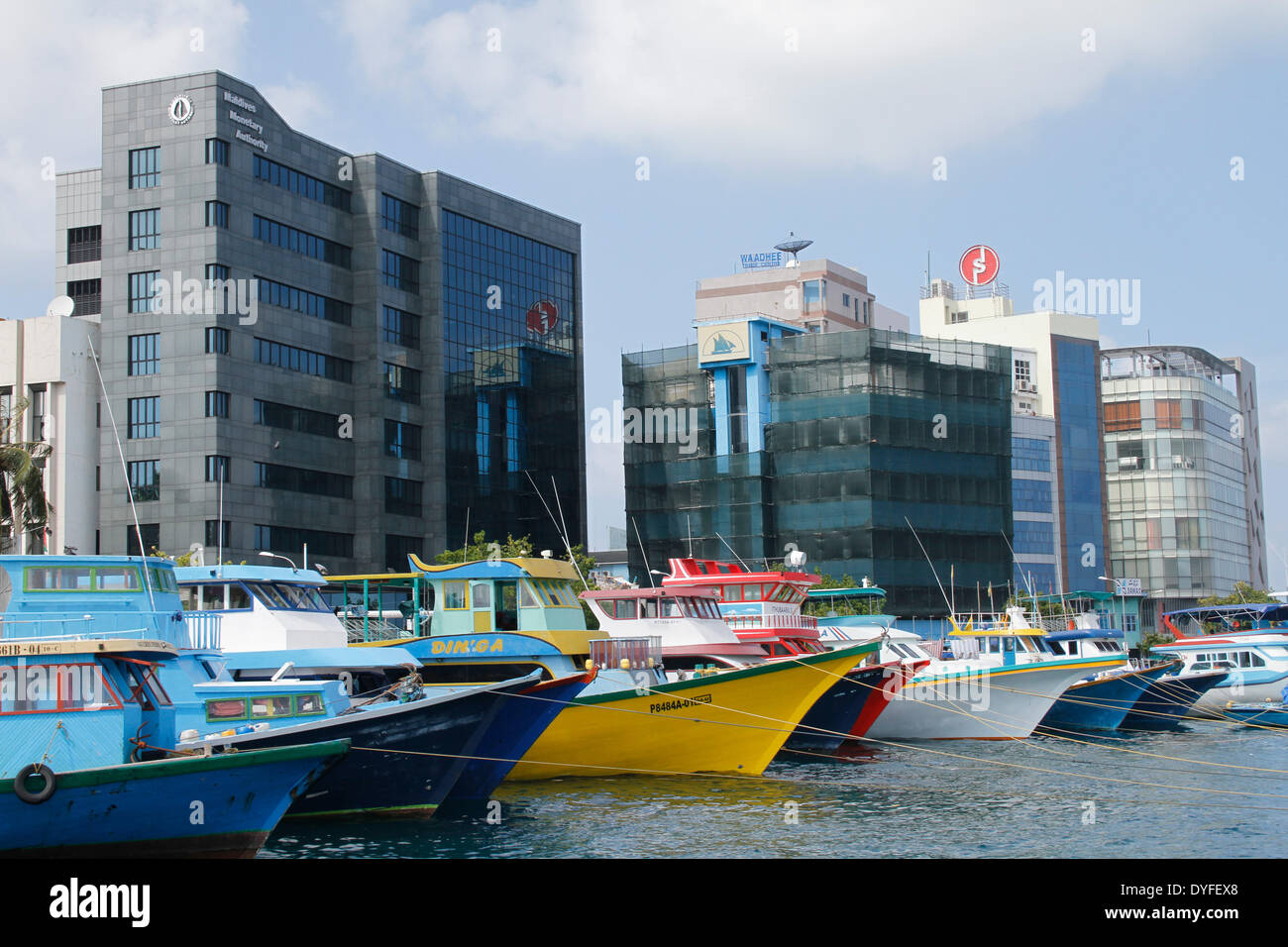Maldives - Male - Port view - January 2014 Stock Photo - Alamy