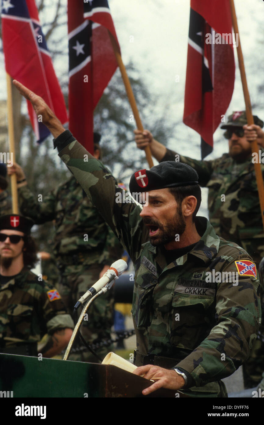 Raleigh, NC, USA. 16th Apr, 2014. White Patriot Party cross burning at ...