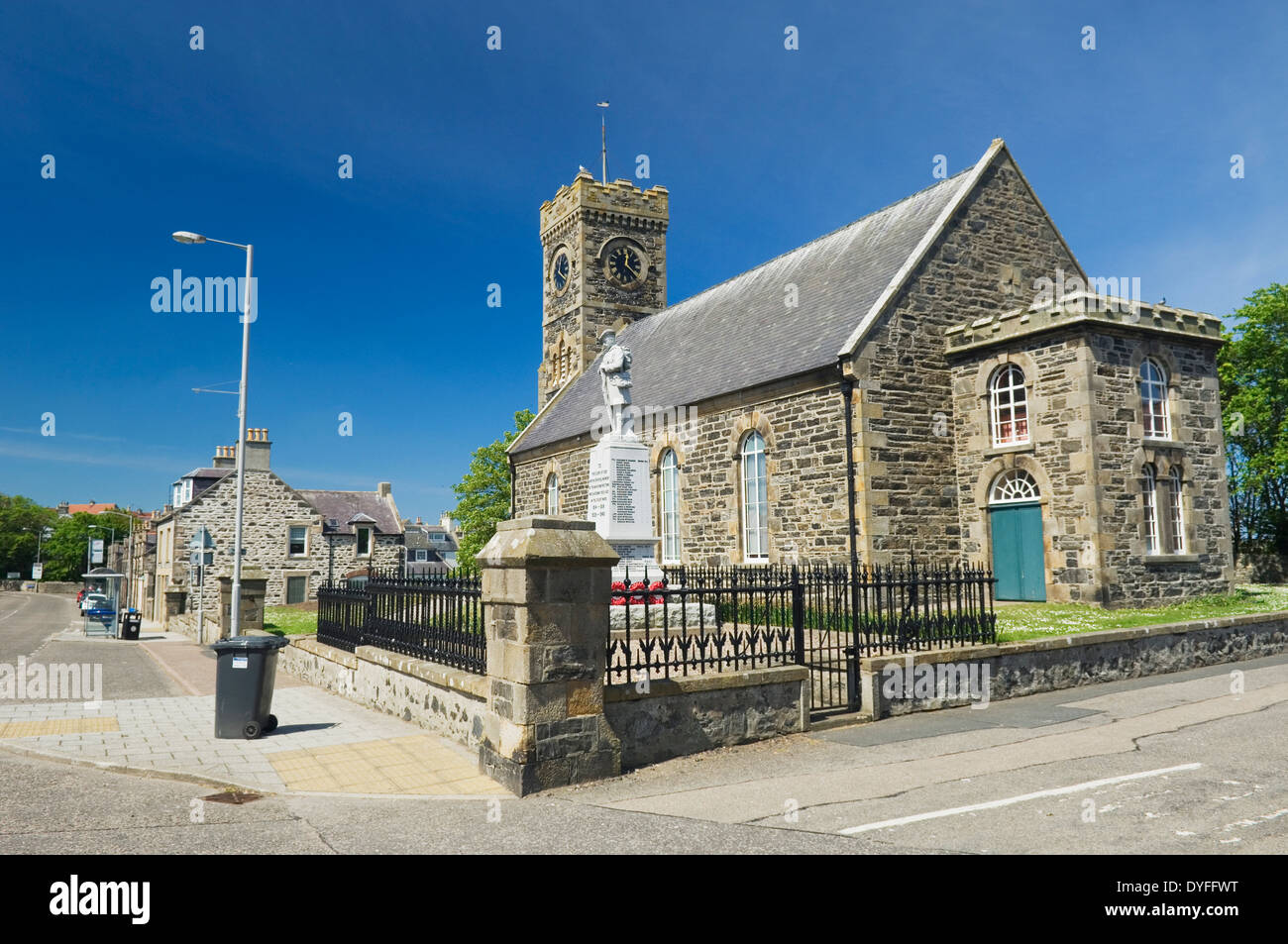 Portsoy Church Hall, Portsoy, Aberdeenshire, Scotland Stock Photo - Alamy