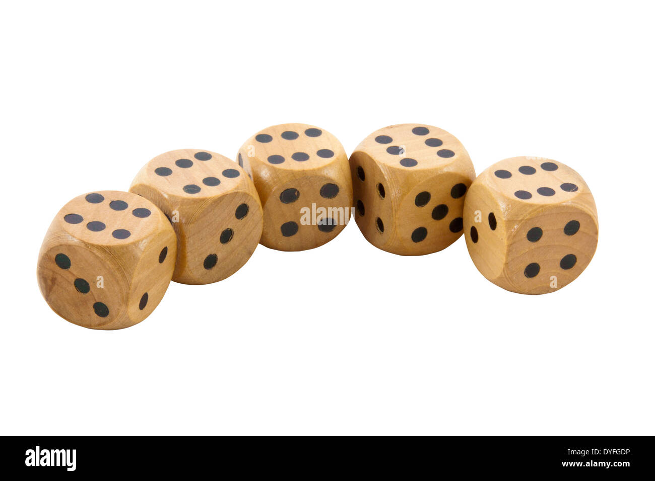 Row of black dice hi-res stock photography and images - Alamy
