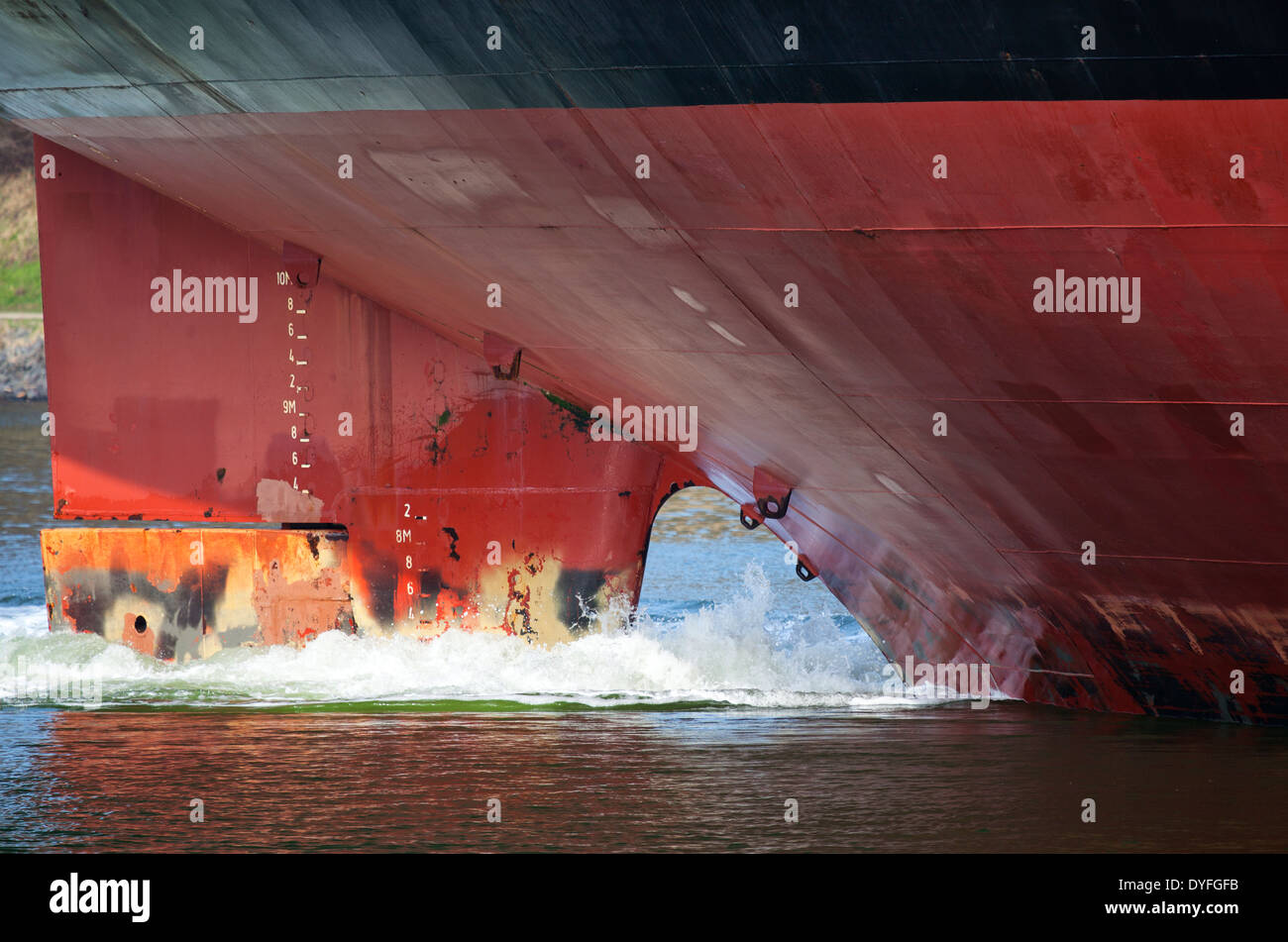 stern of a tanker ship Stock Photo - Alamy