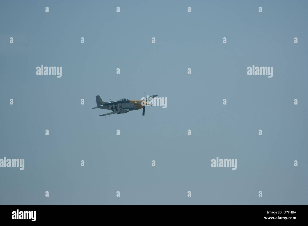 P-51 Mustang flying at Clacton Air show, August 2013 Stock Photo - Alamy
