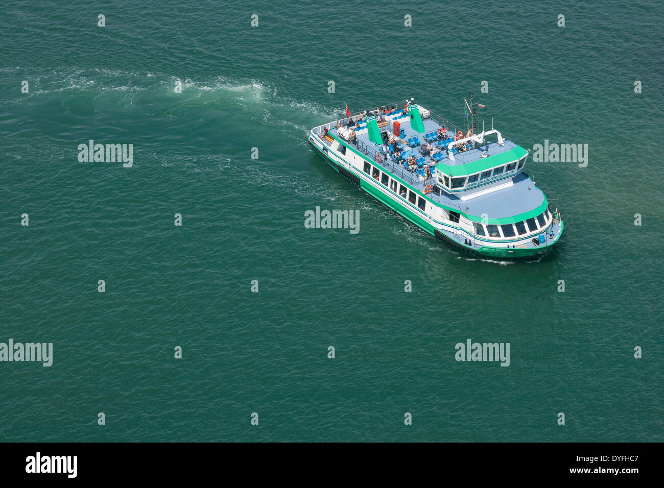 Foot ferry which docks at the Spinnaker tower near the Historic ...