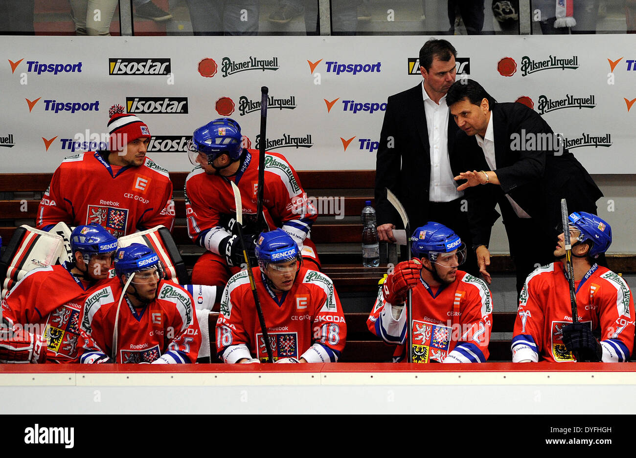Havlickuv Brod, Czech Republic. 16th April 2014. Czech Republic head ...