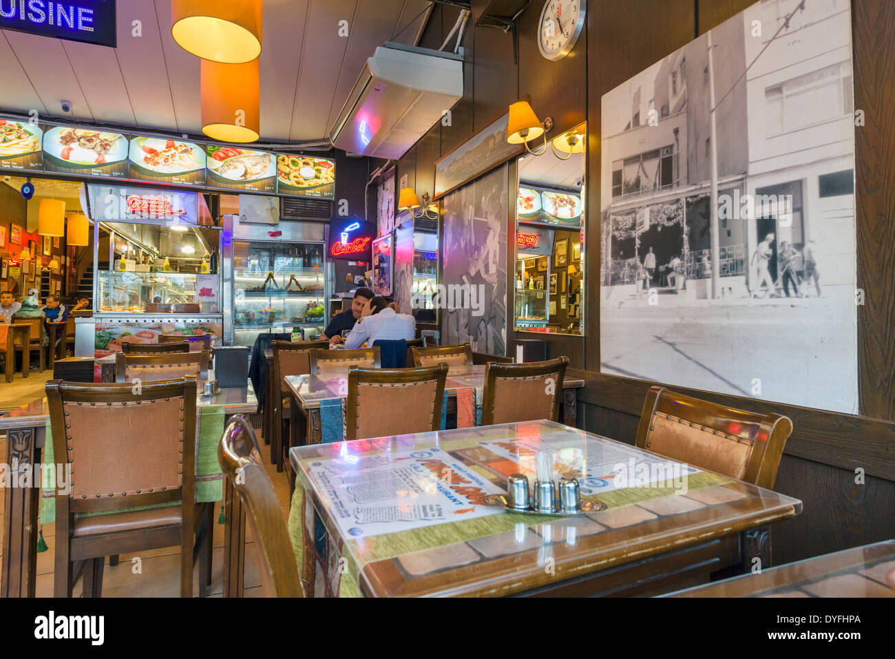 Interior of the famous Pudding Shop (Lale Restaurant) on Divan Yolu ...