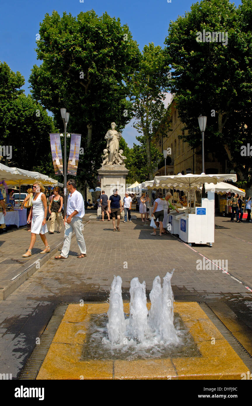 Old Town, Aix en Provence. Provence. France Stock Photo - Alamy
