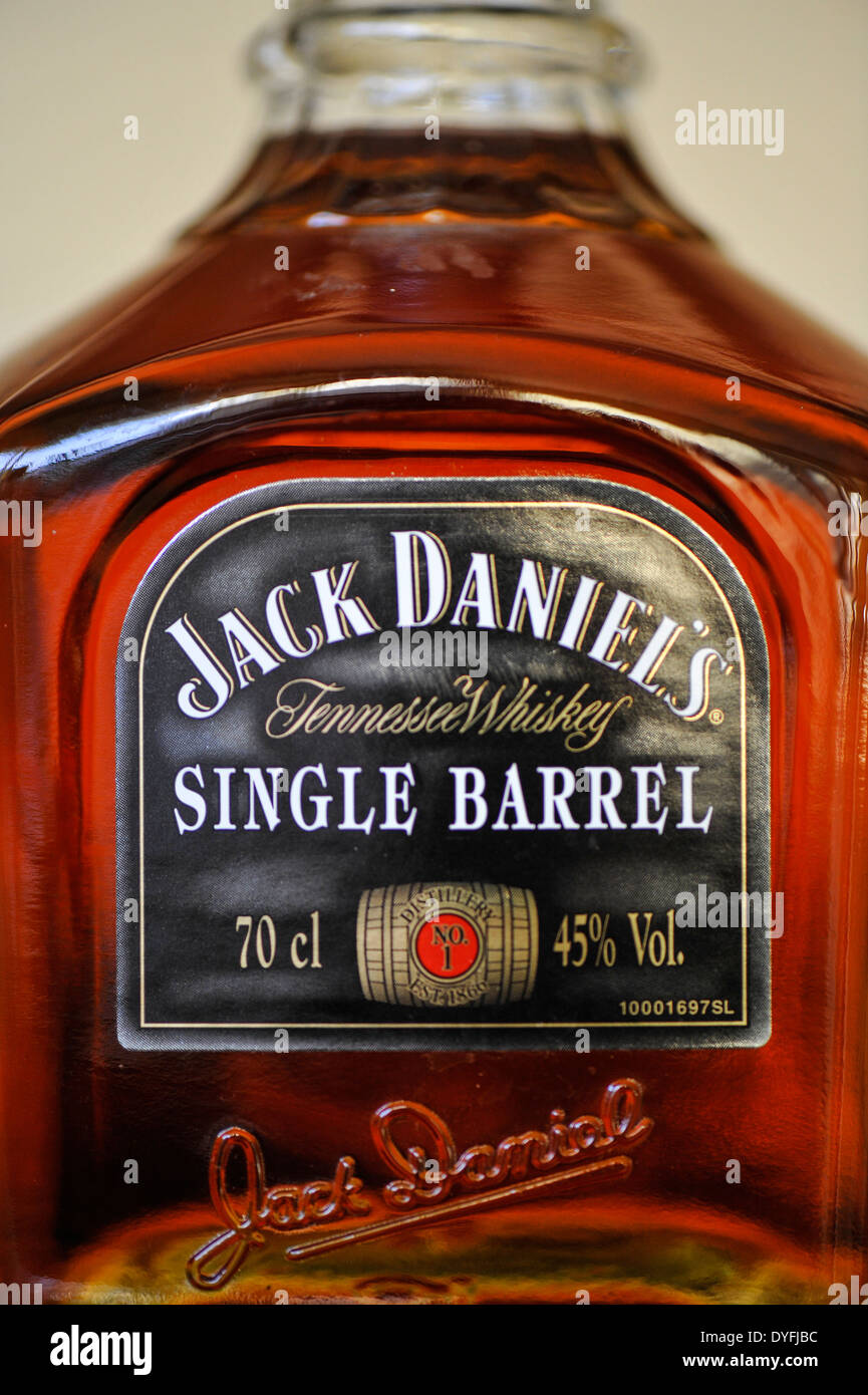 Jack Daniels single barrel Tennessee whiskey Stock Photo - Alamy