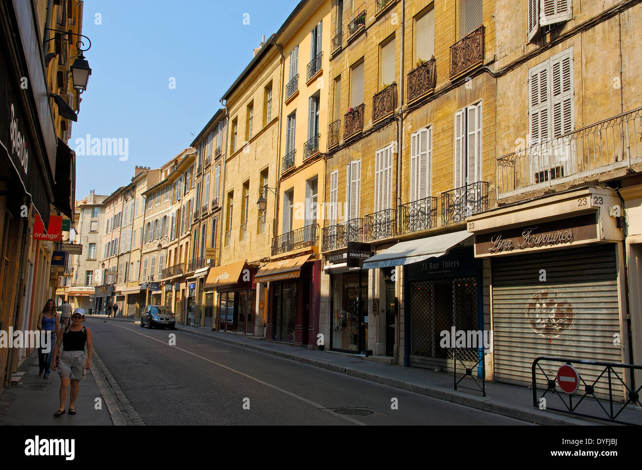 Old Town, Aix en Provence. Provence. France Stock Photo - Alamy