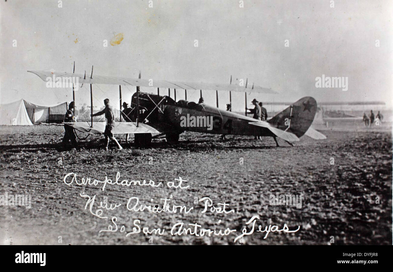This photo captures several airplanes at a newly established aviation ...