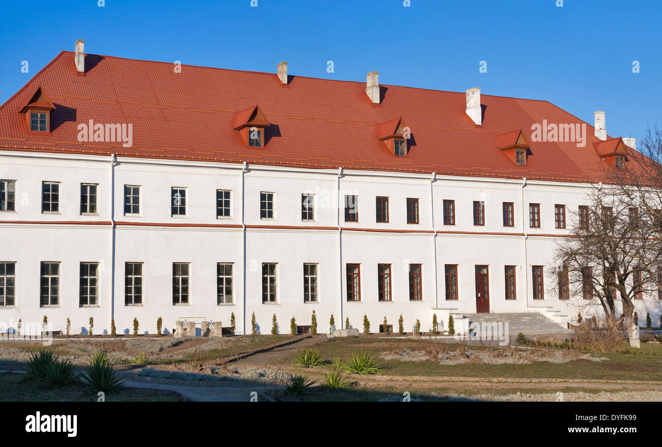 Dubno Castle founded in 1492. Rectangular palace of two storeys by ...