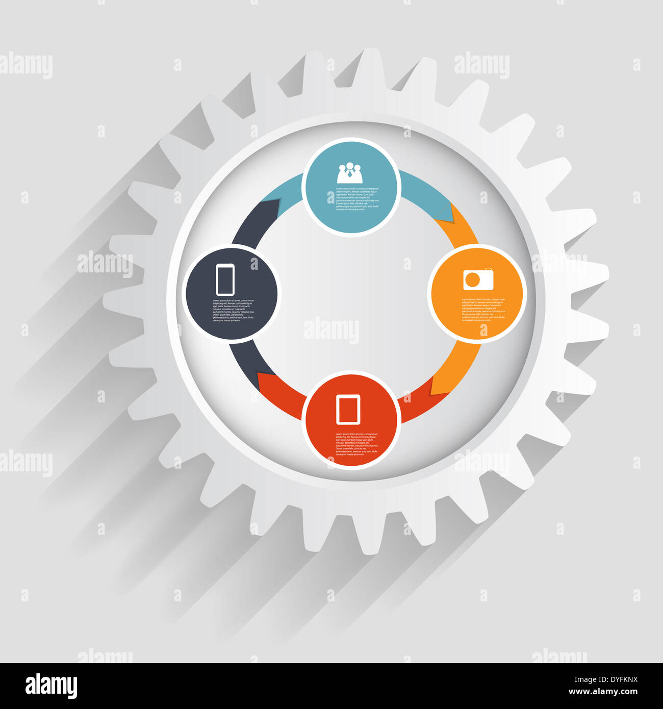 Infographic business template vector illustration Stock Photo - Alamy