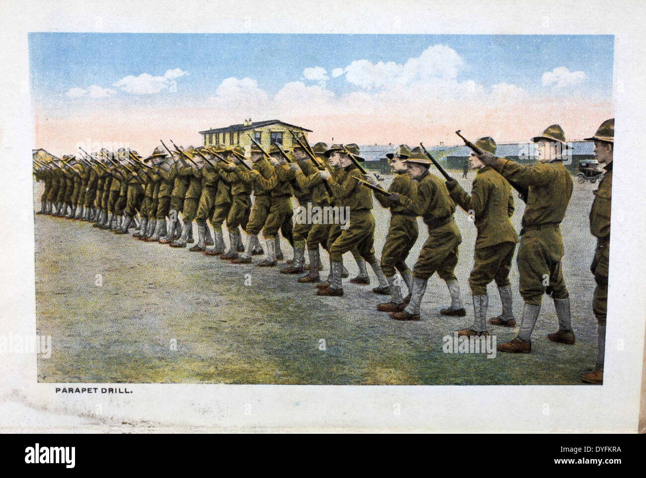 The Parapet Drill, a tactical military exercise, involves a combination ...