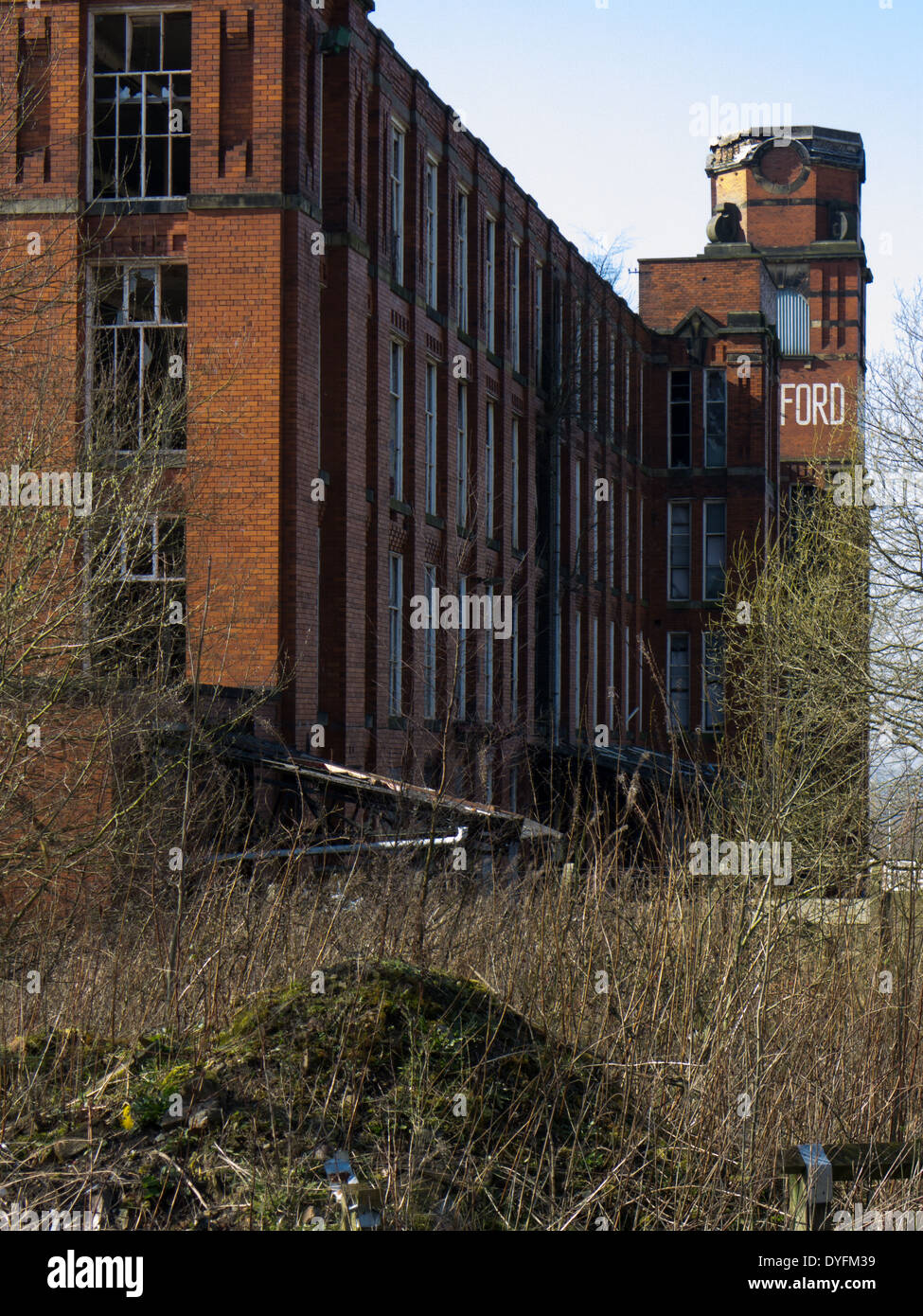 Derelict Hartford Mill, Chadderton, Oldham, UK Stock Photo - Alamy