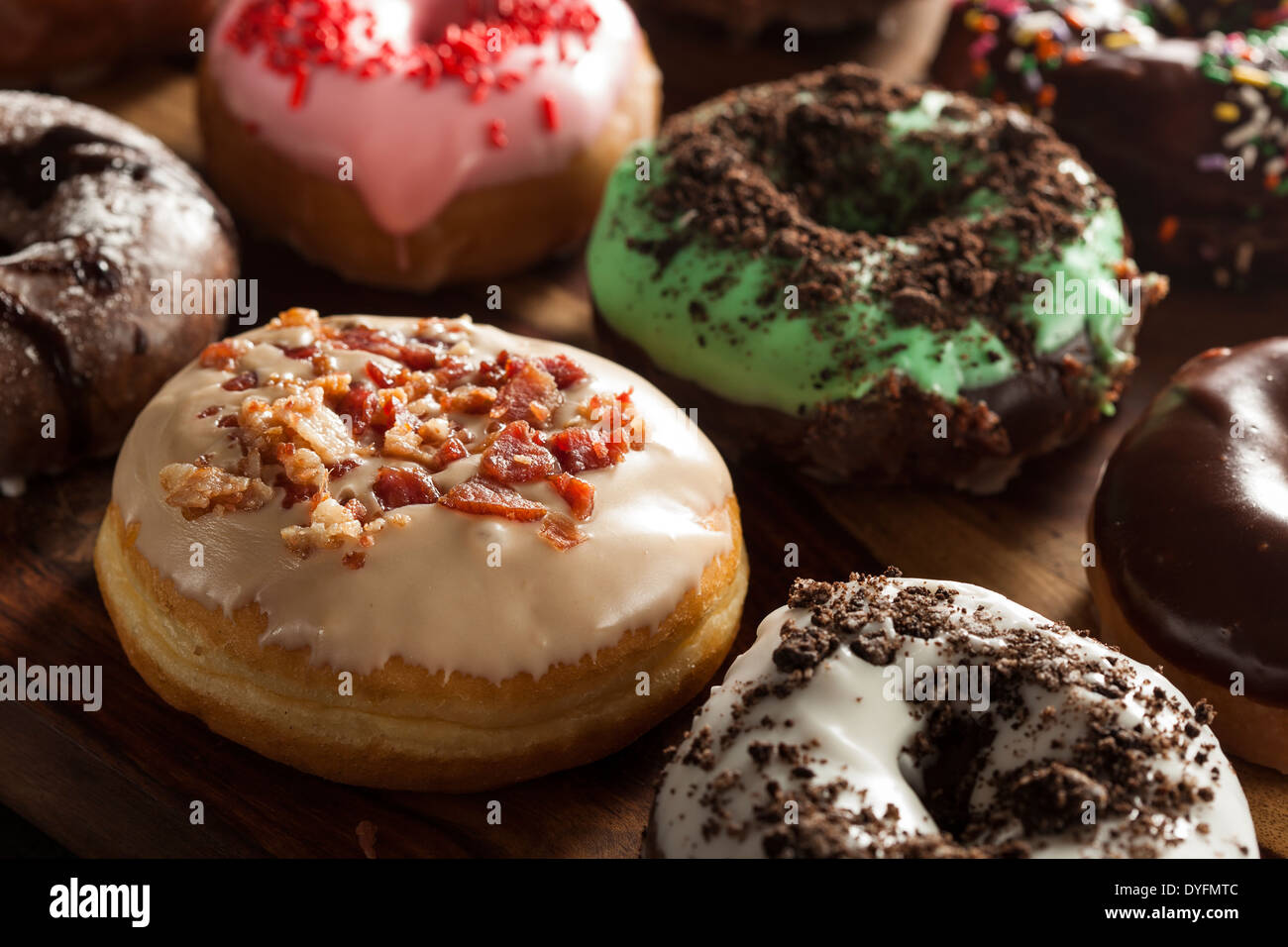 Donuts assorted hi-res stock photography and images - Alamy