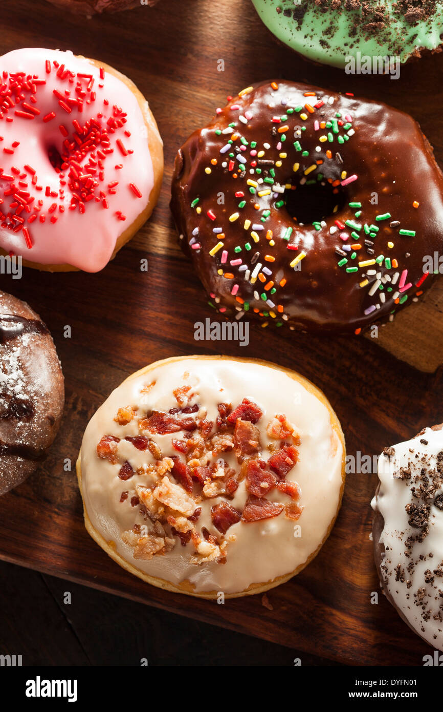 Donuts assorted hi-res stock photography and images - Alamy