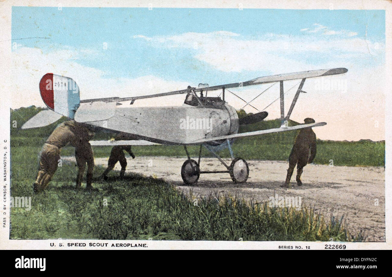 The U.S. Speed Scout Aeroplane was a high-speed reconnaissance aircraft ...