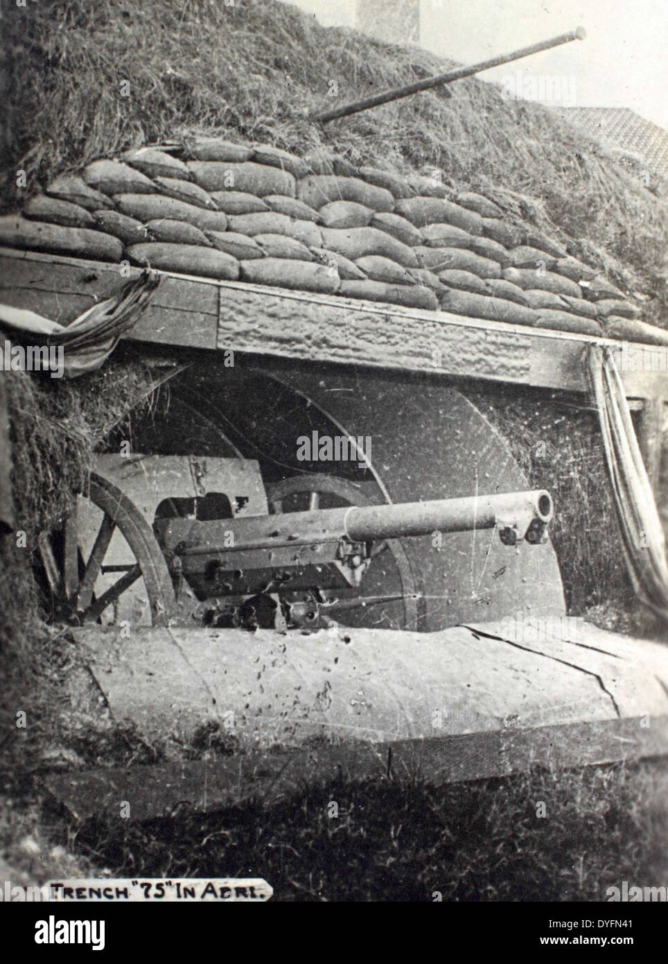 The French 75mm field gun, used during World War I, was a key piece of ...