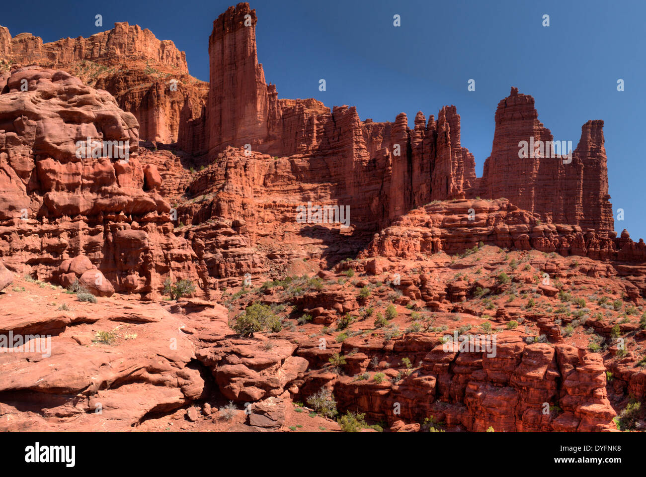 The Fisher Towers in extreme Eastern Utah, near Moab Stock Photo - Alamy