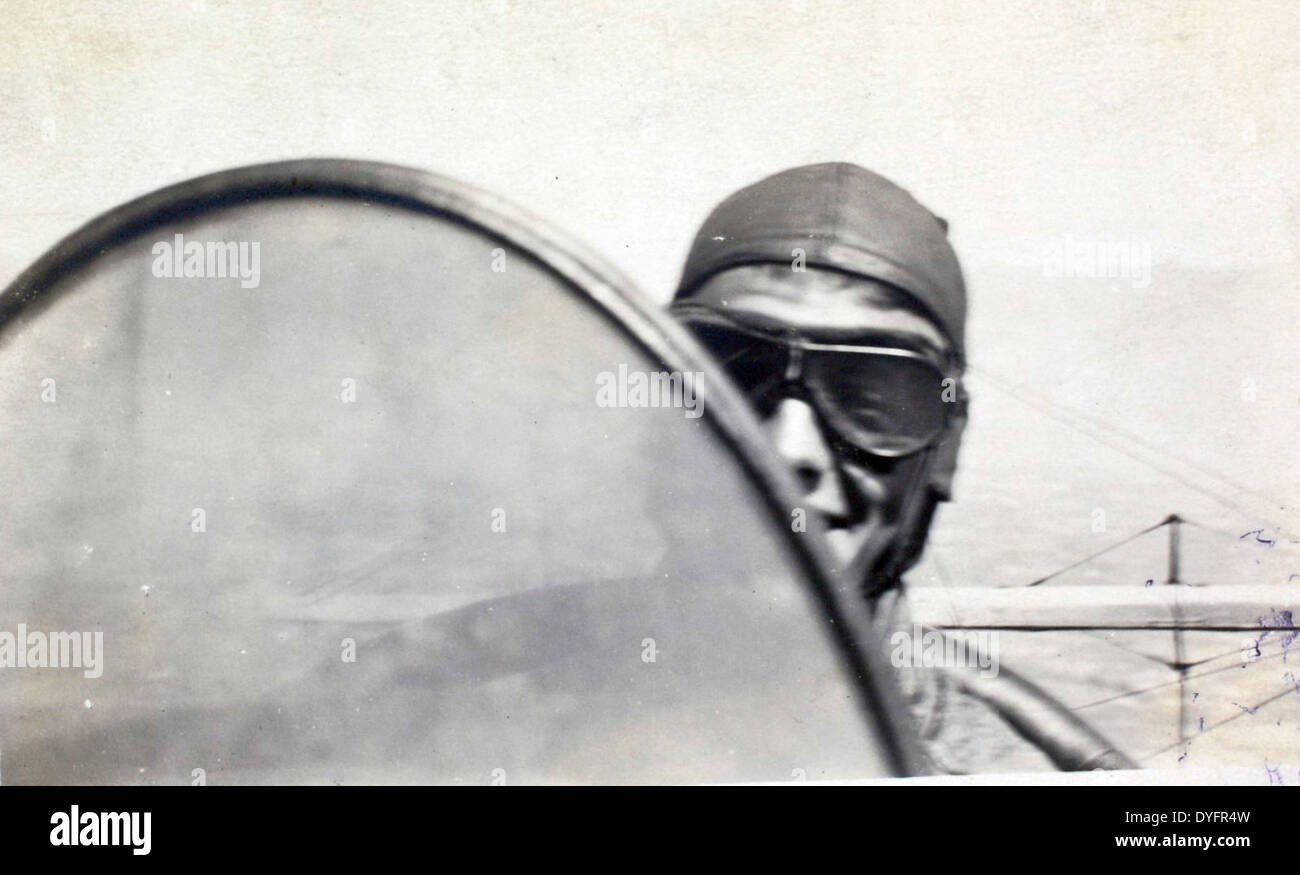 This image from Frank Clarke's album captures stunt flying at Chaplin ...