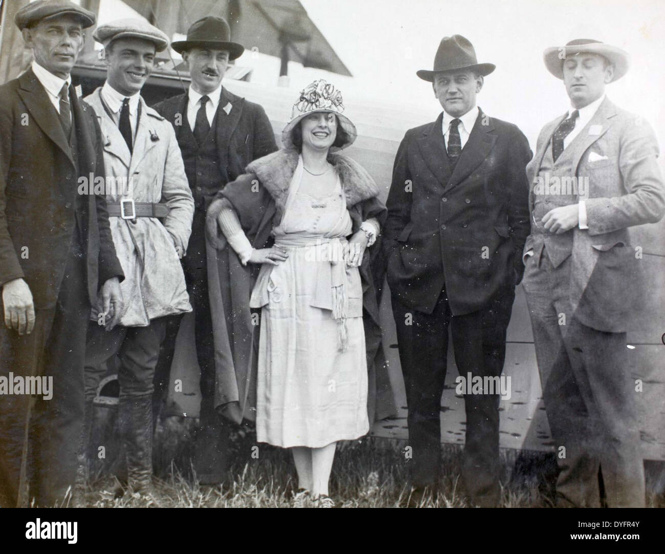 Frank Clarke, a famous barnstormer and daredevil stunt pilot, is ...