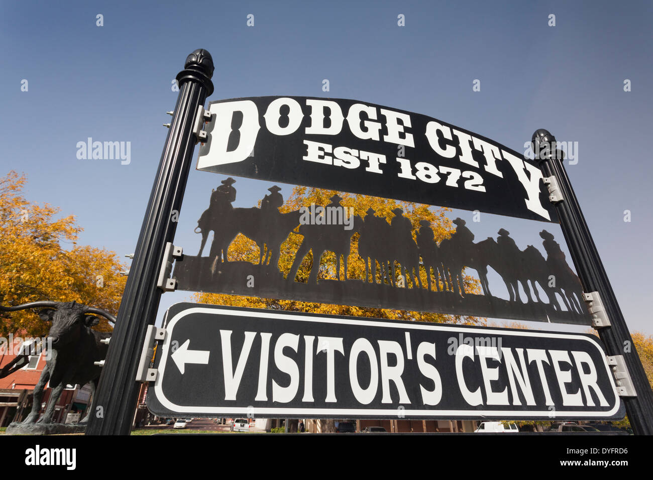 USA, Kansas, Dodge City, sign Stock Photo - Alamy