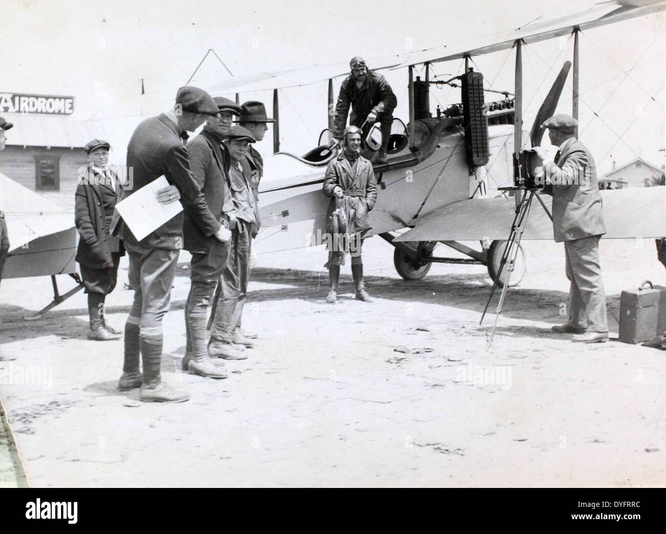A photo from the Frank Clarke Album, capturing the daredevil stunt ...