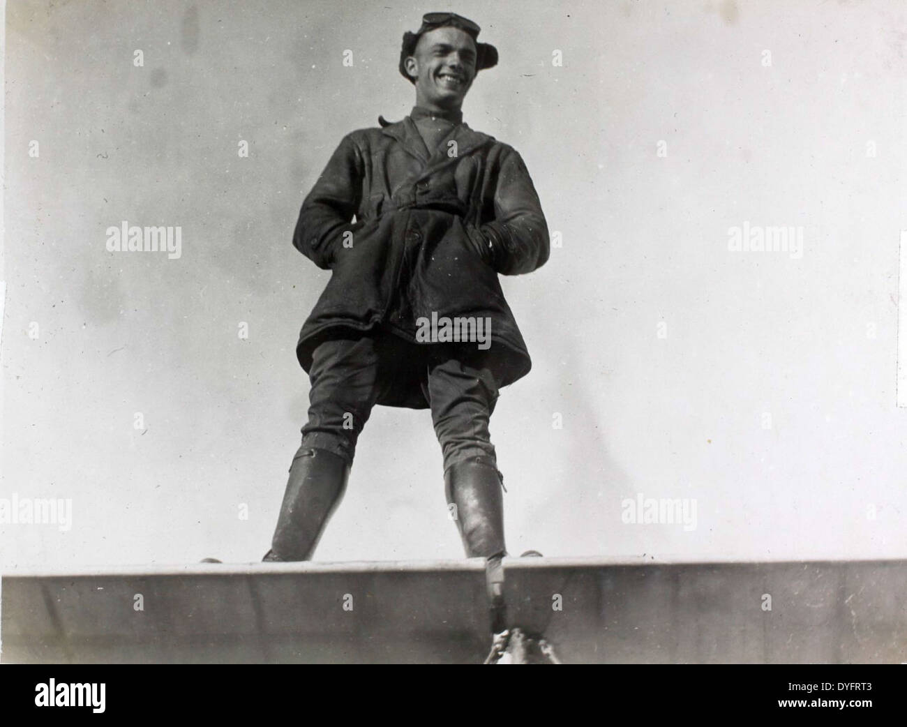 This image from Frank Clarke's album shows stunt flying at Chaplin ...