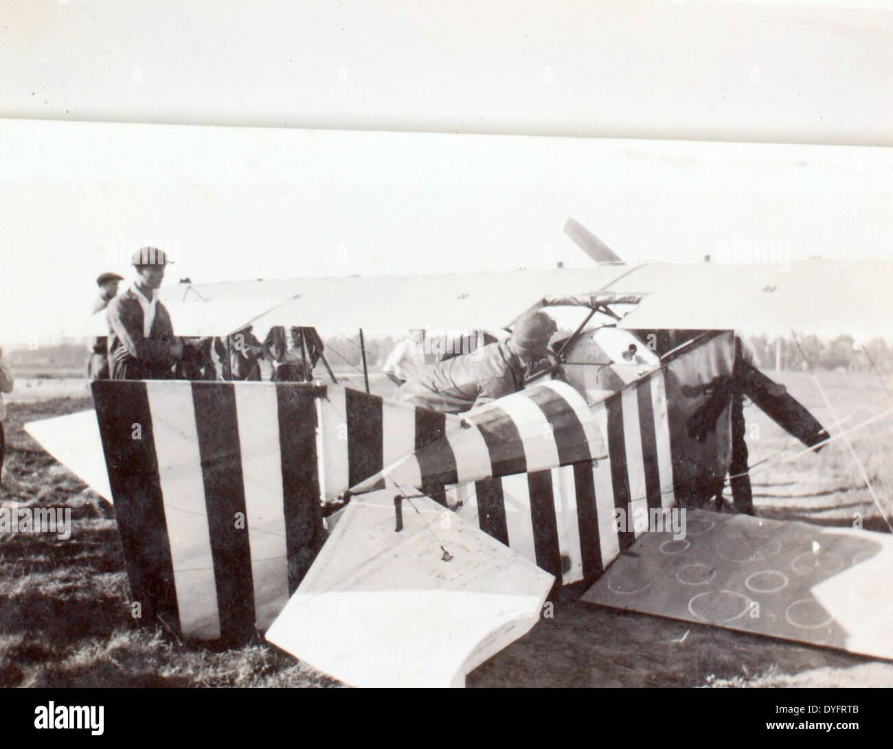 Frank Clarke was a renowned barnstormer and stunt pilot. This photo ...