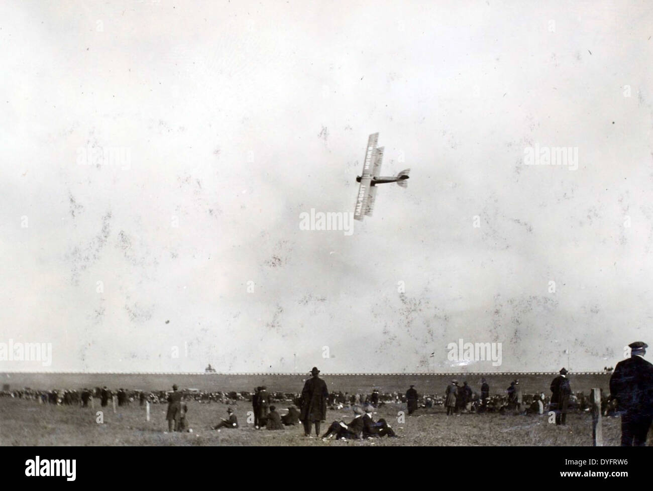 This photograph is from the Frank Clarke album, capturing a stunt ...