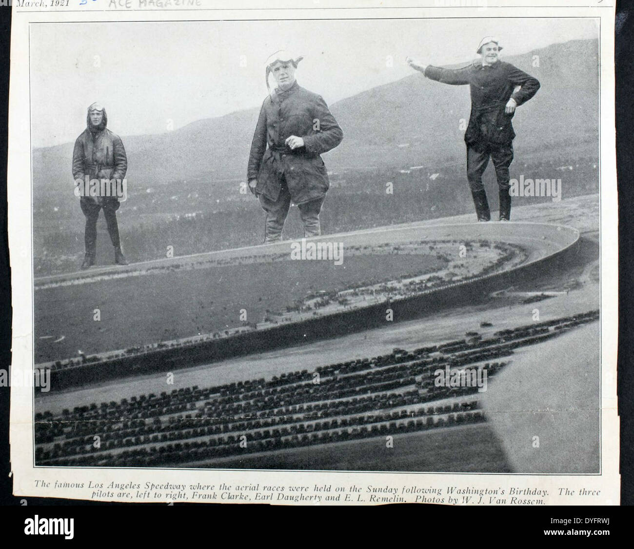 Frank Clarke was a well-known barnstormer and stunt pilot during the ...