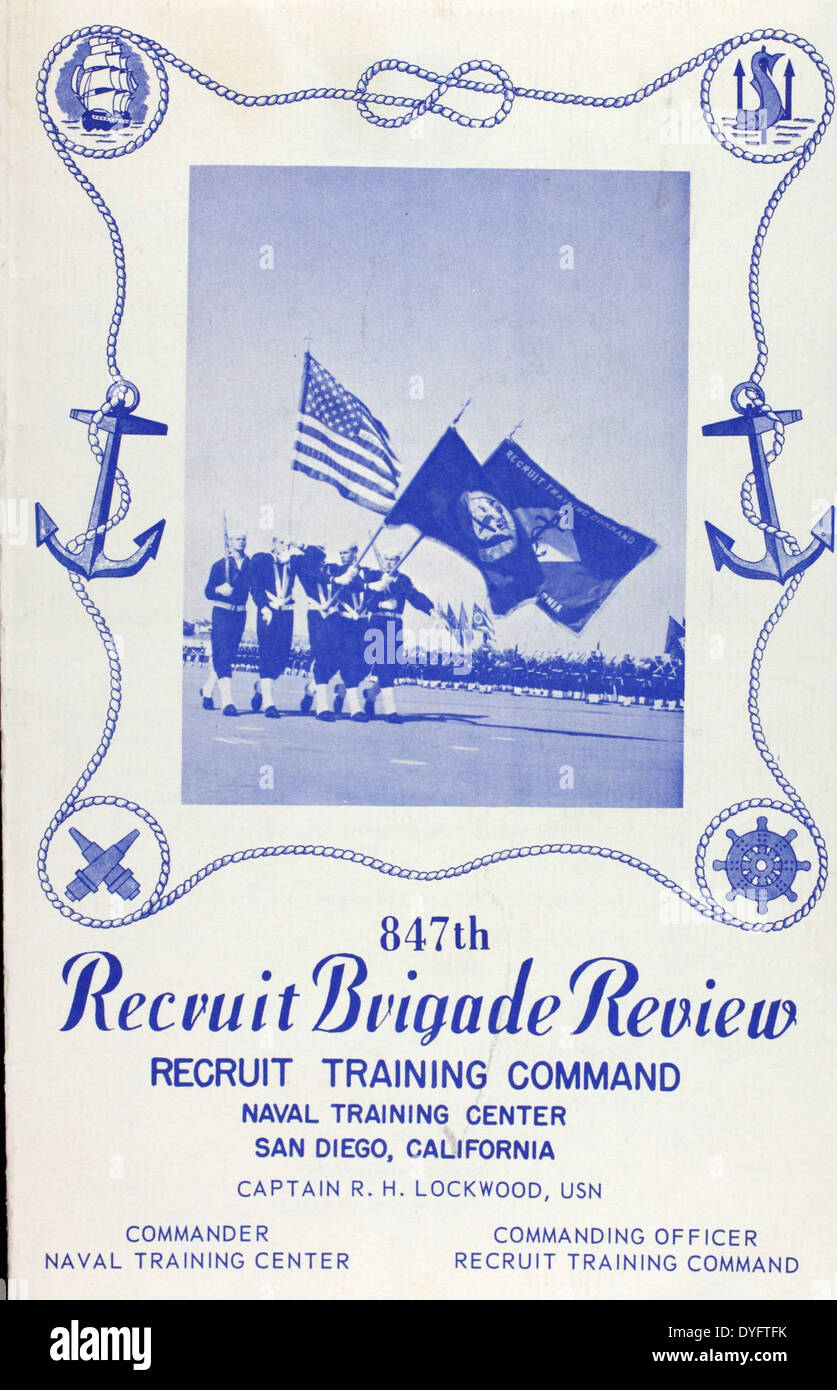 This program highlights the 847th Recruit Brigade Review at the Naval ...