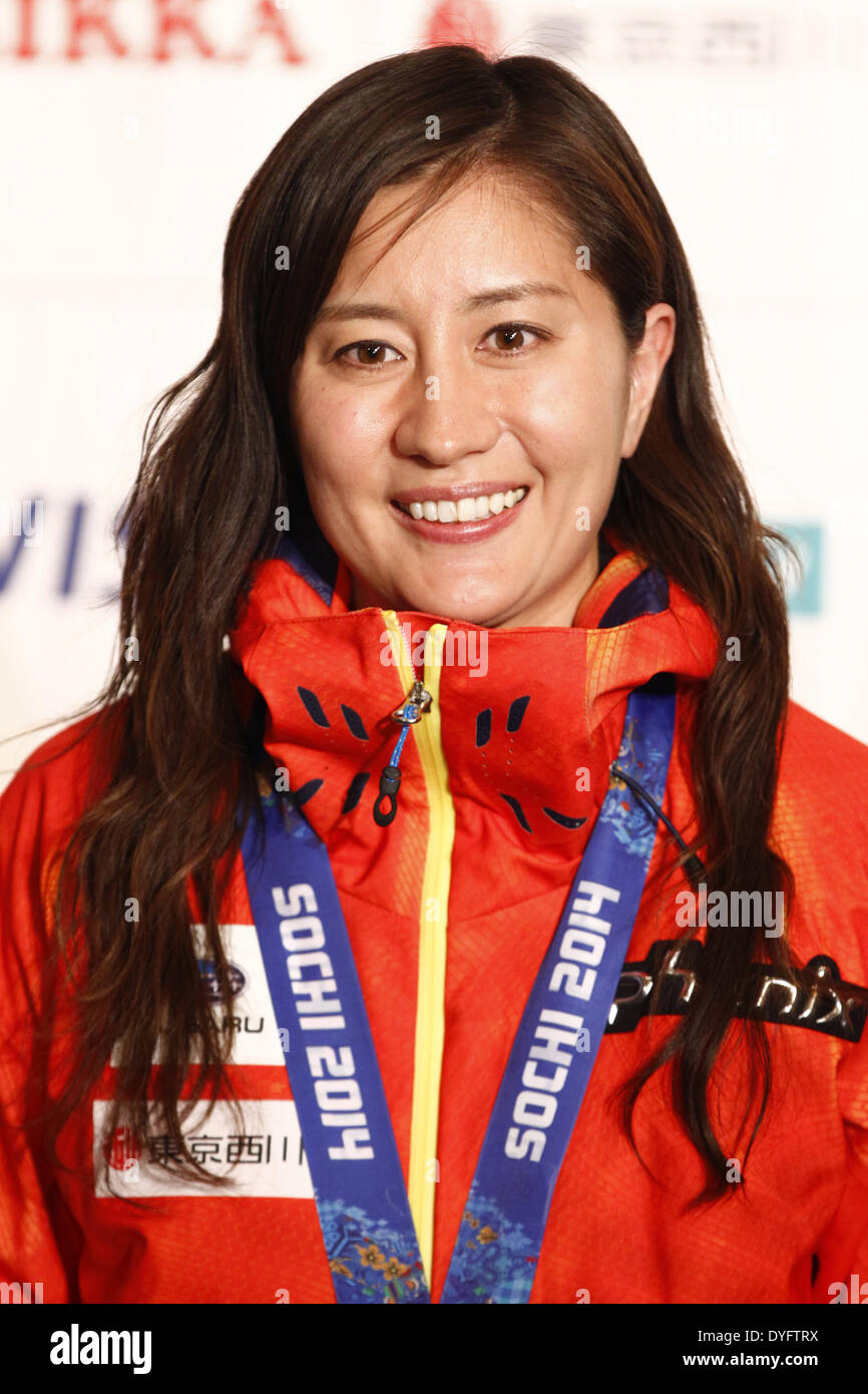 Tomoka Takeuchi, APRIL 16, 2014 : Sochi Olympic medalist honor ceremony ...