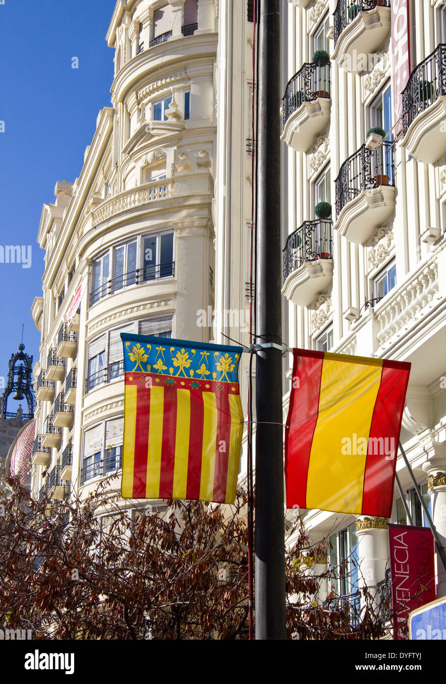 Valencian flags hi-res stock photography and images - Alamy