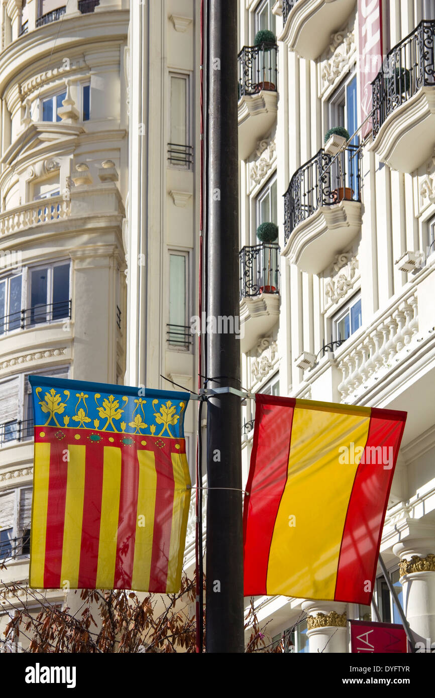 Valencian flags hi-res stock photography and images - Alamy