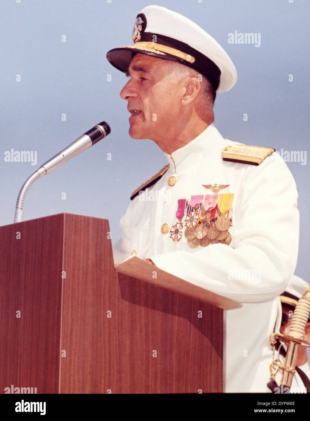 This image captures a Change of Command ceremony at NAS North Island ...