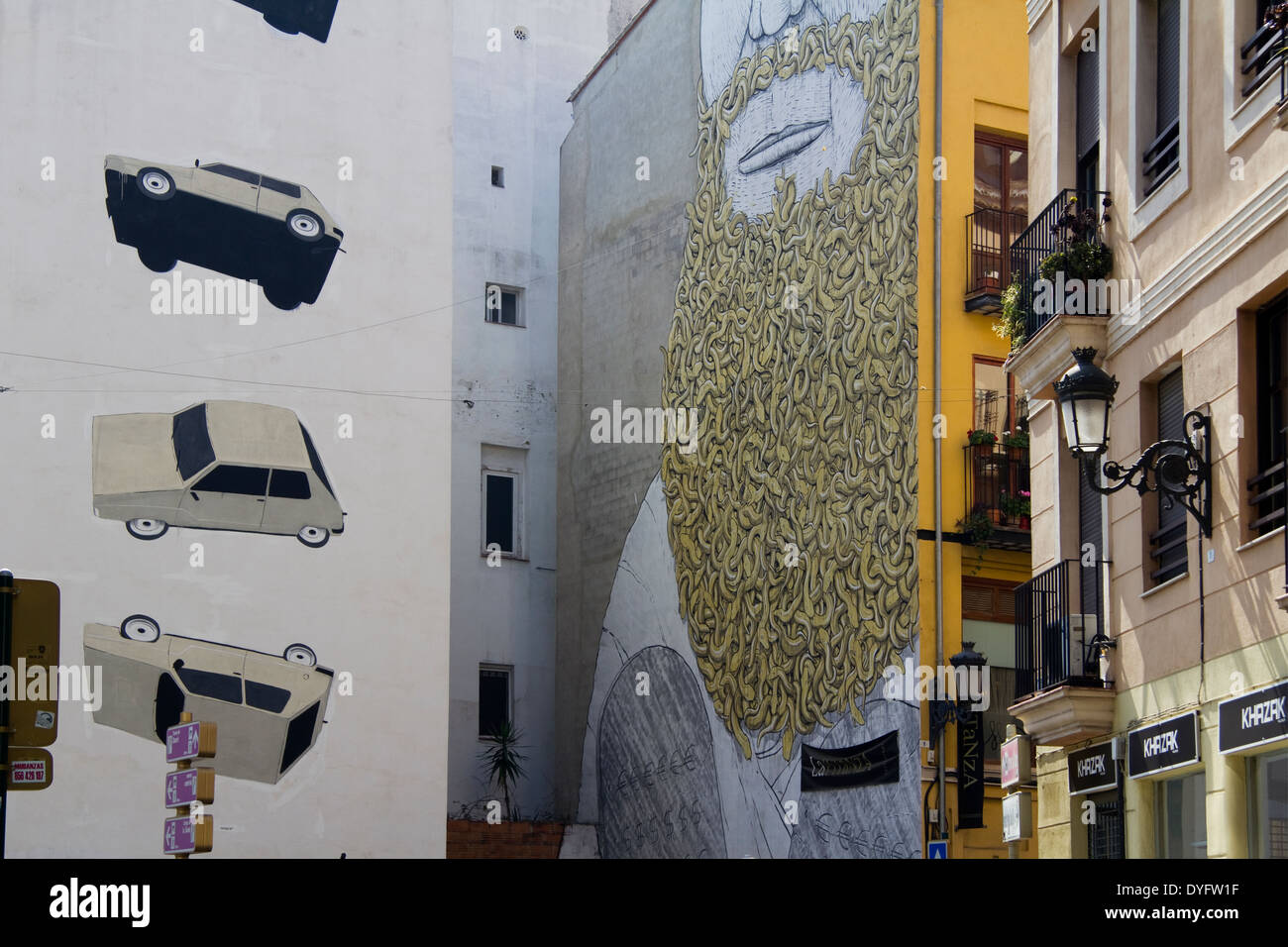 Murals, Valencia Spain Europe Stock Photo - Alamy