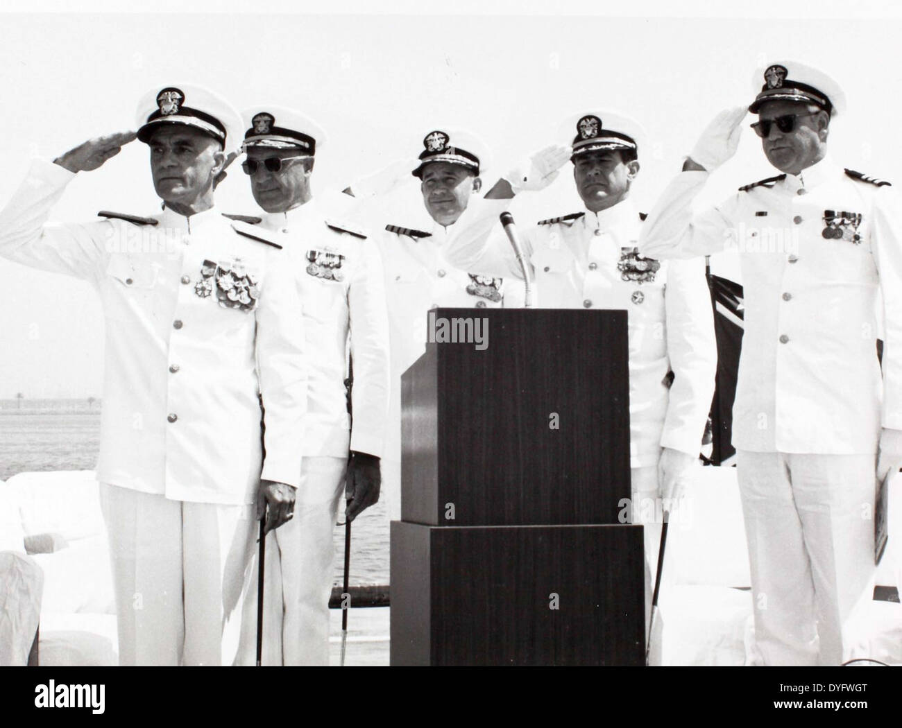 The Change of Command ceremony, documented in the Constantine Karaberis ...