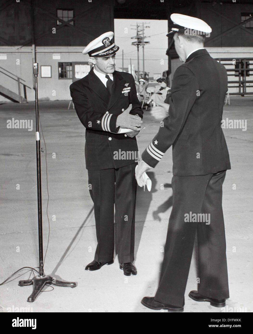 This image captures the Change of Command Ceremony at NAS Miramar in ...