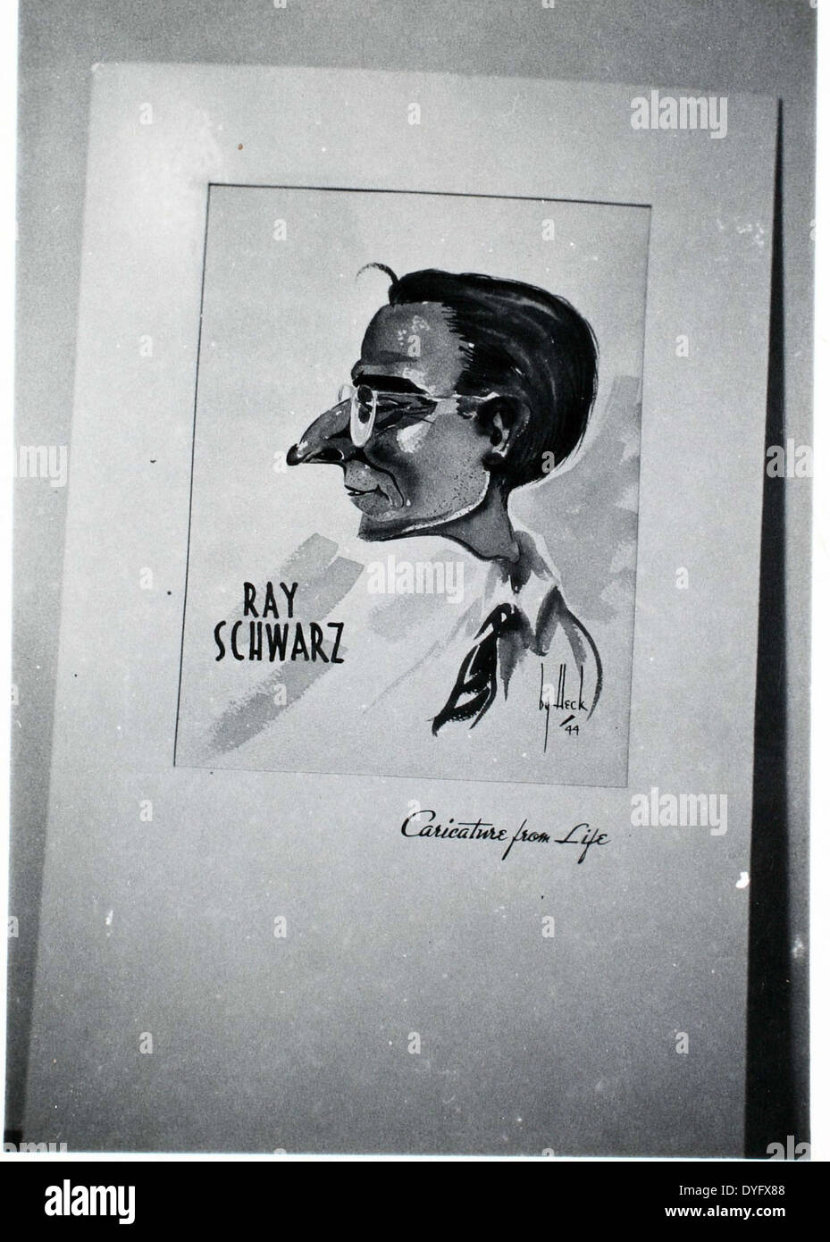 A painting of Ray Schwarz, a significant figure in early aviation ...