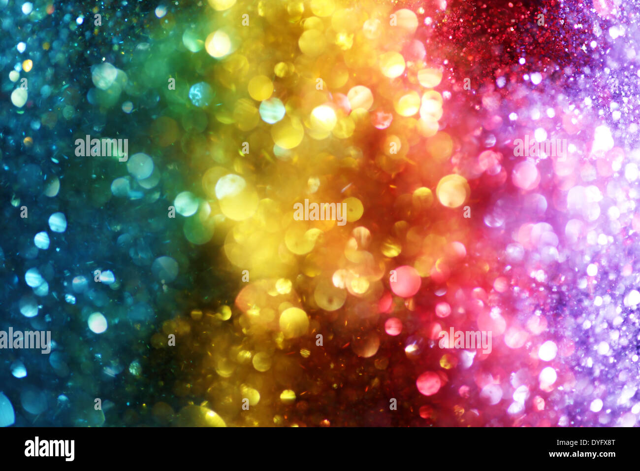 Rainbow of lights Stock Photo - Alamy