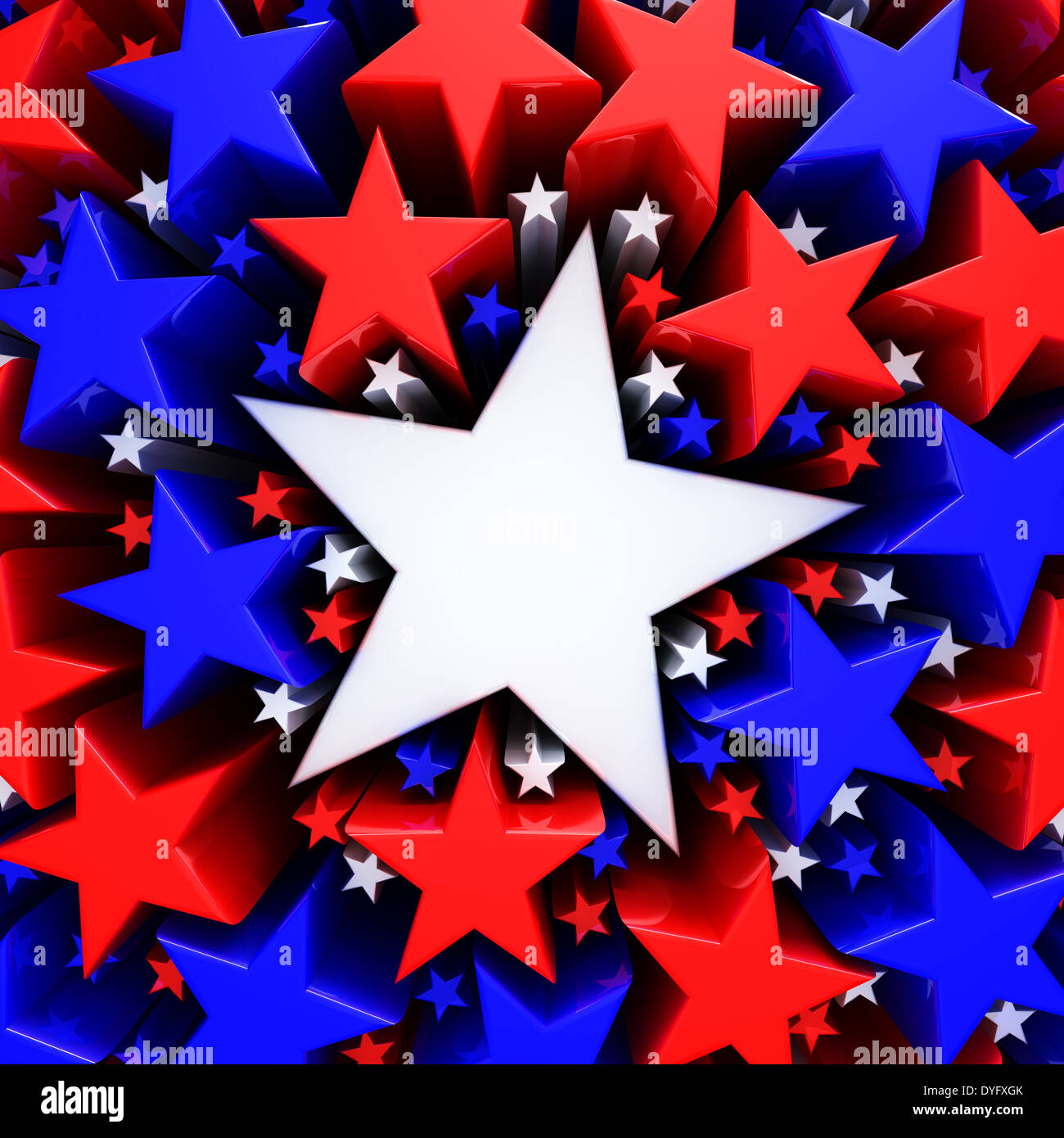 Red White And Blue Stars Wallpaper