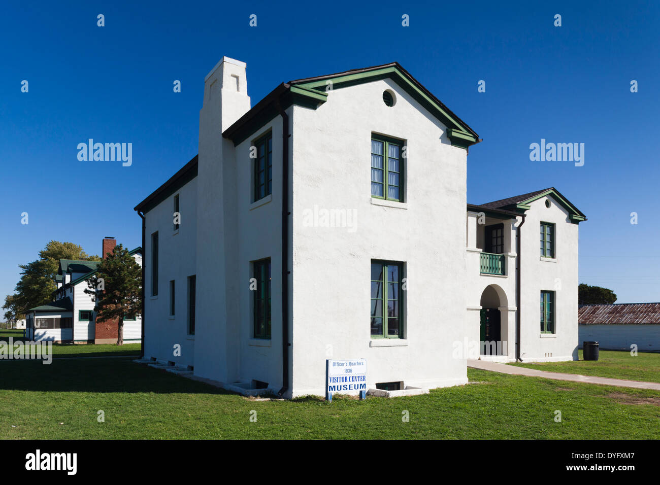 USA, Oklahoma, El Reno, Fort Reno, former Indian Wars military outpost ...