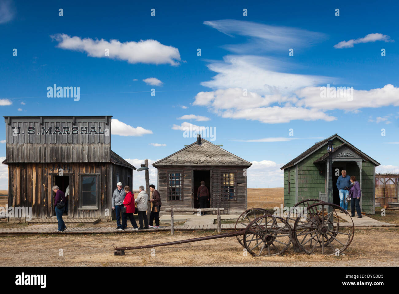 USA, South Dakota, Stamford, 1880 Town, pioneer village Stock Photo - Alamy