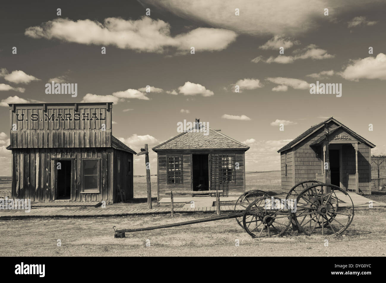 USA, South Dakota, Stamford, 1880 Town, pioneer village Stock Photo - Alamy