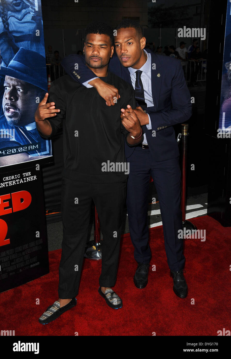 Los Angeles, California, USA. 16th Apr, 2014. Marlon Wayans, Damien ...