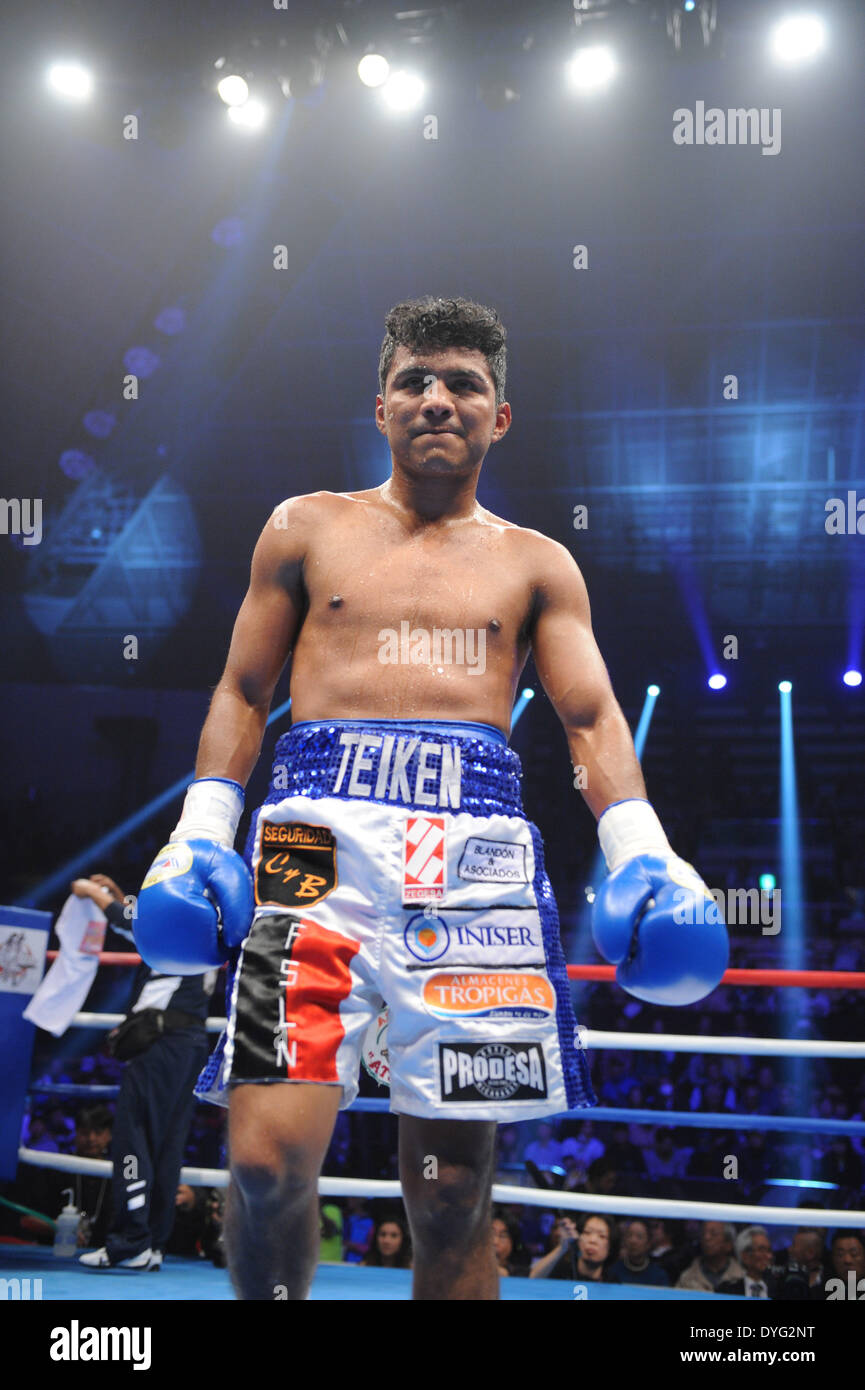 Tokyo, Japan. 6th Apr, 2014. Roman Gonzalez (NCA) Boxing : Roman ...